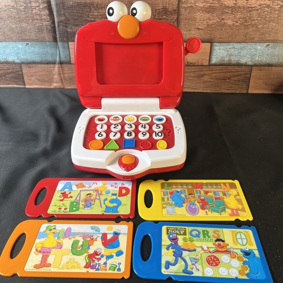 Fisher-Price | Toys | Vtg Fisherprice Sesame Street Elmos Learning Fun ...